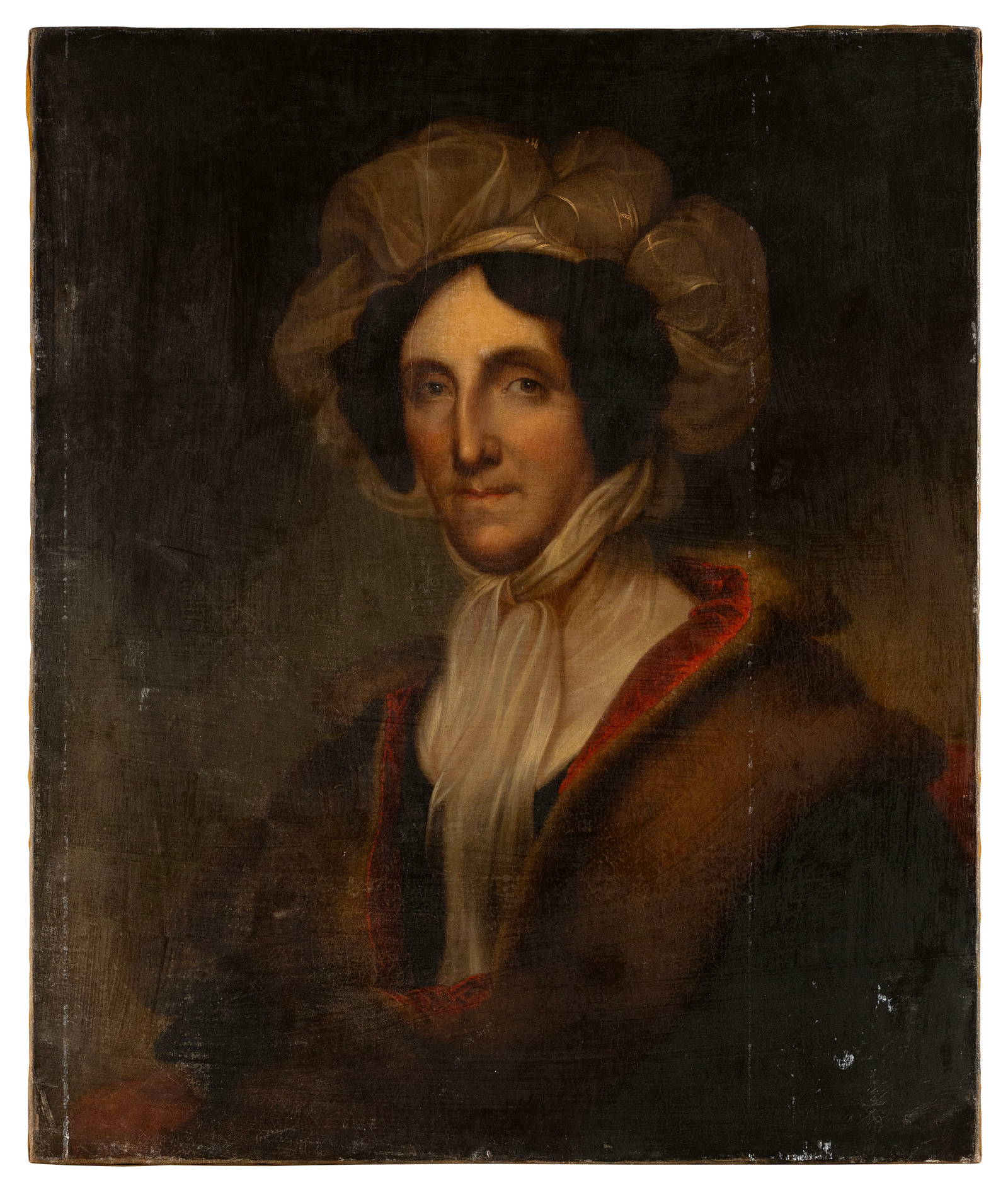 American School (late 18th/early 19th Century,), Portrait Of Mrs. Roger ...