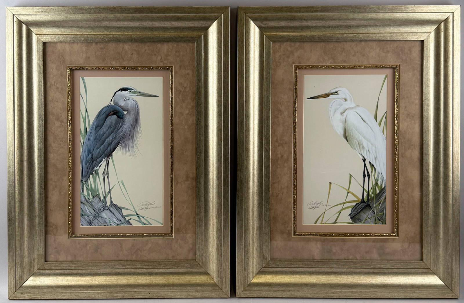 Art Lamay (florida/pennsylvania, 1938-), Pair Of Bird Studies, One Of ...