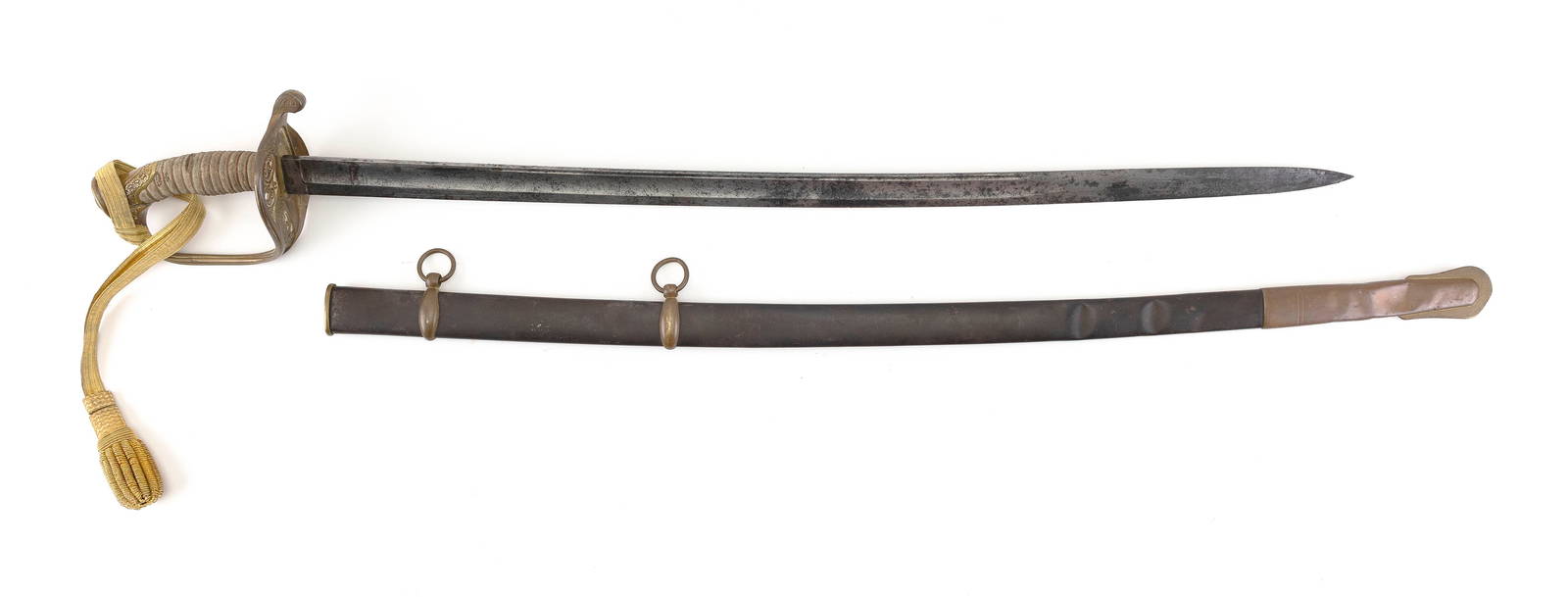 Horstmann & Sons U.s. Model 1851 Sword And Scabbard Philadelphia, 19th ...