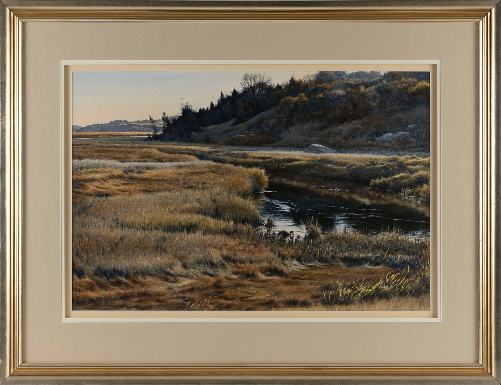 Robert Verity Clem (massachusetts/connecticut, 1933-2010), Marsh Scene ...