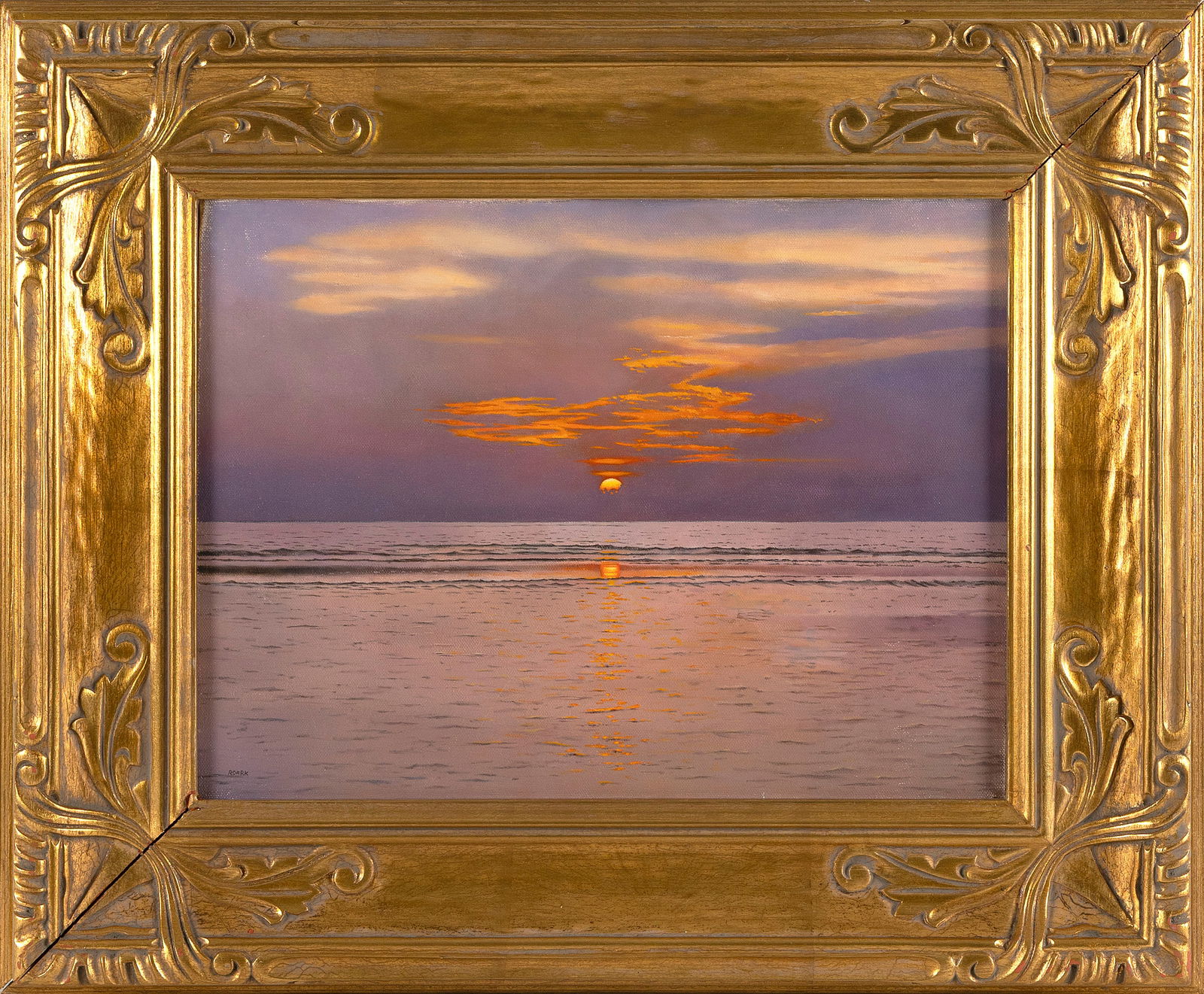 Robert K. Roark (massachusetts/new York, 1944-), "sunset, Paines Creek ...