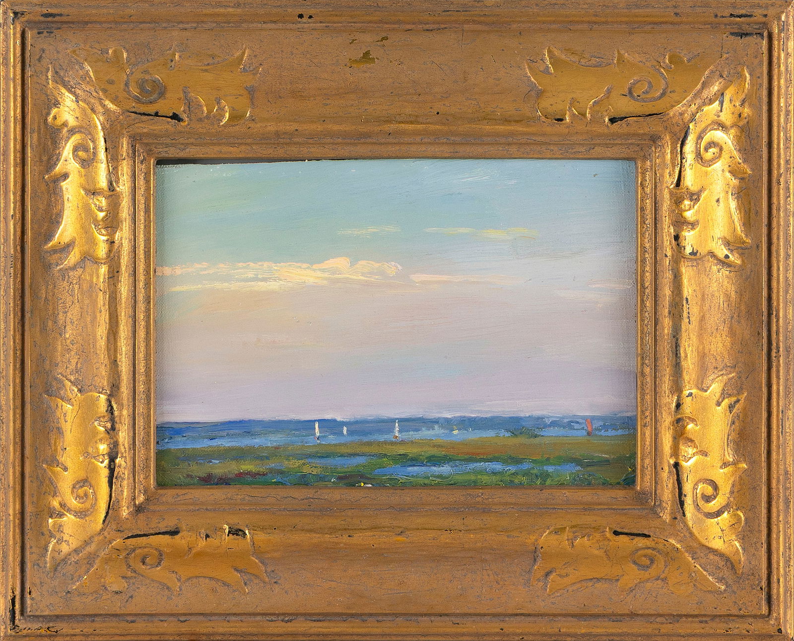 Kevin J. Shea (massachusetts, Contemporary), "sails And Distant Shore ...