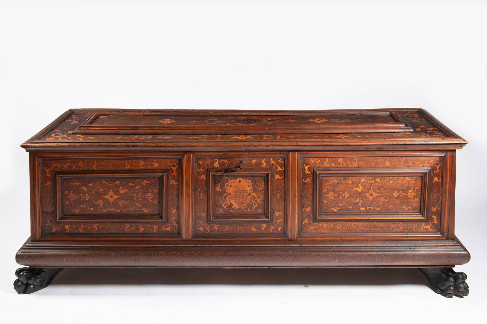 Italian Wedding Chest `cassone` 16 Century Auction