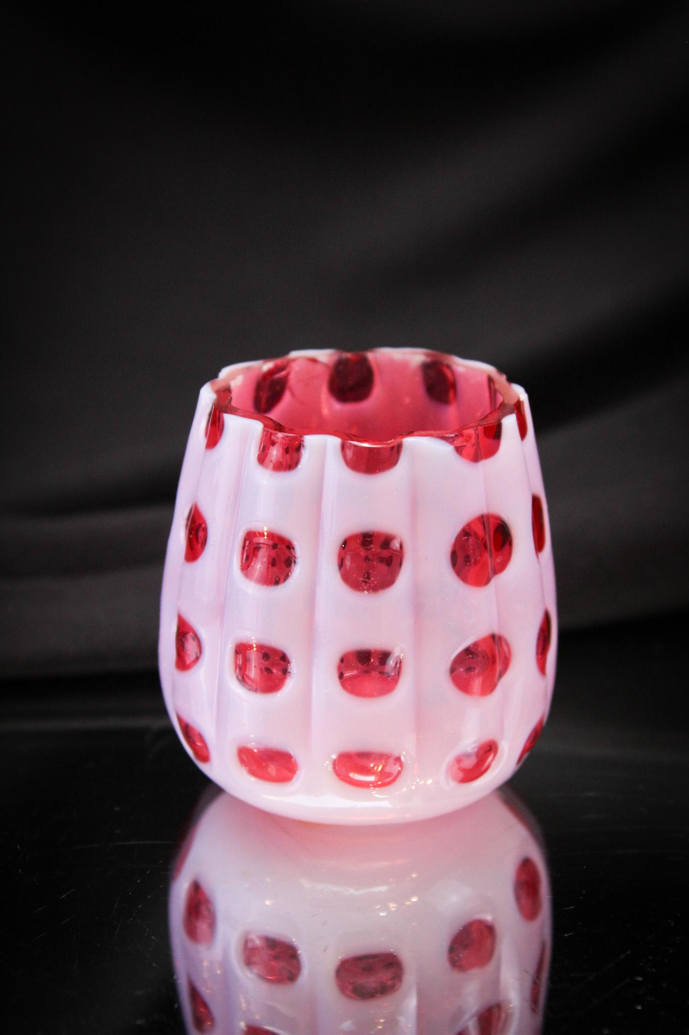 Plate Piece Heacock Toothpicks Book West Virginia Polk Dot Auction