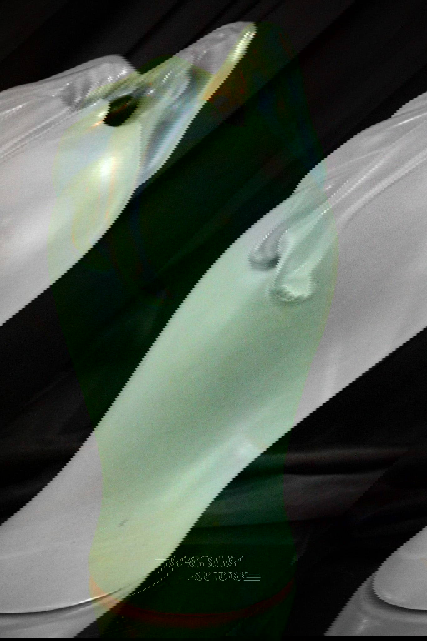 Van Briggle Pottery "despondency" 16" Vase Auction