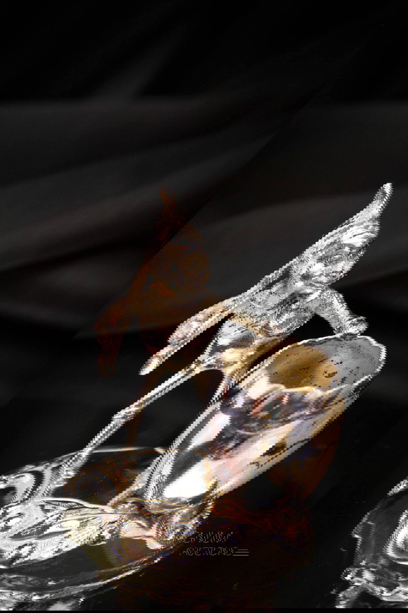 Pairpoint Victorian Silverplate Palmer Cox Brownie Toothpick Holder Auction