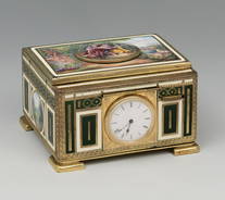 Music box with automaton, following models from the 17th century; Late ...