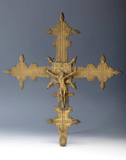 Castilian processional cross. Catholic Monarchs period, Ca. 1500 ...