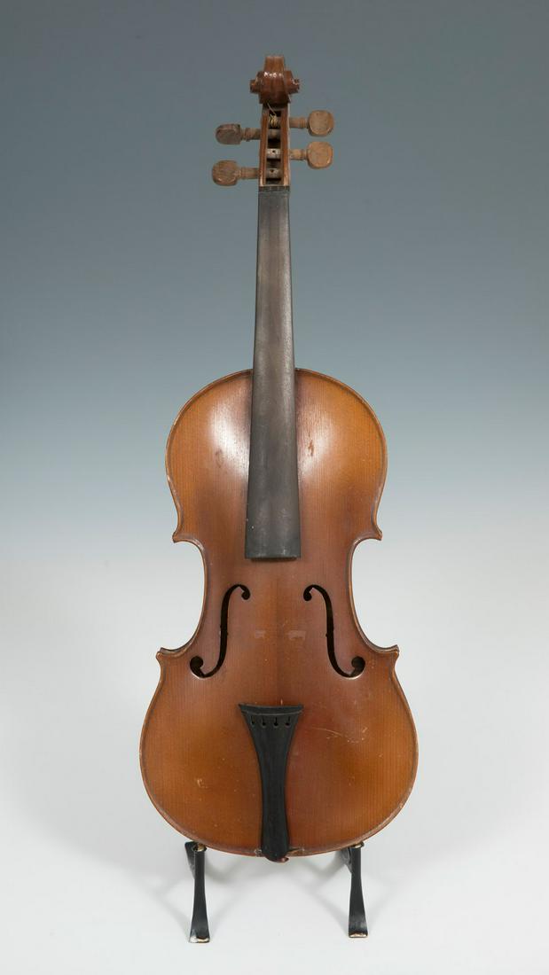 Fiddle; France, 19th Century. Wood. It Presents Faults And The Back ...