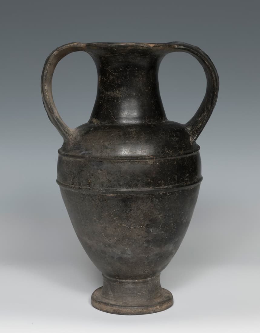 Bucchero Nero, Amphora; Etruria, 7th-6th Centuries Bc. Ceramics ...