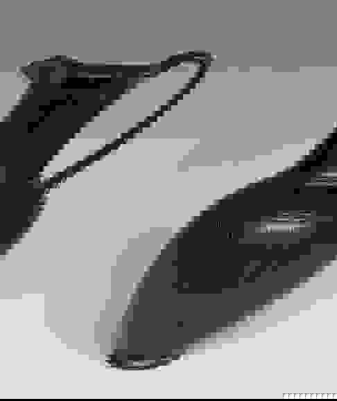 Oinochoe Bucchero Nero; Etruria; 7th-6th Centuries B.c. Ceramics. It ...