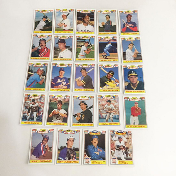 24 Topps 1987 Rookie Baseball Cards