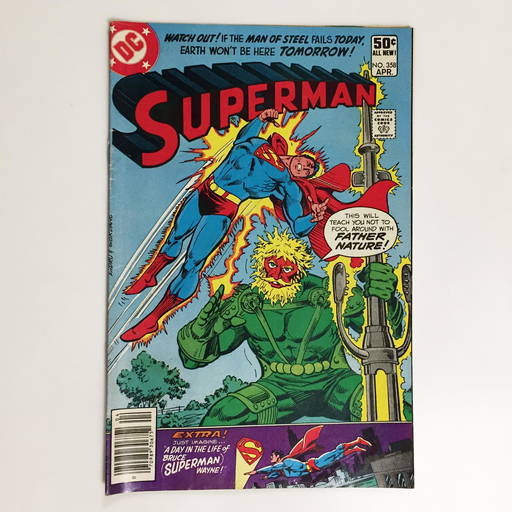 Superman #358 1981 Comic Book Dc