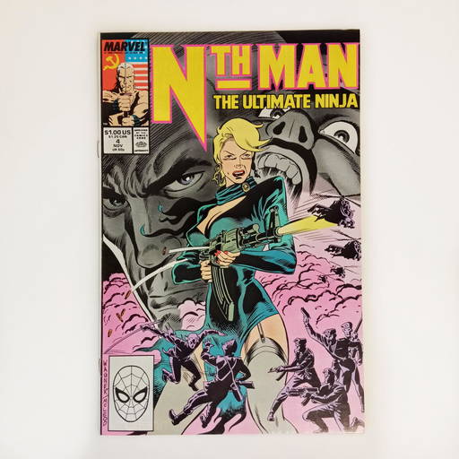 Nth Man Ultimate Ninja #4 1989 Comic Book Marvel