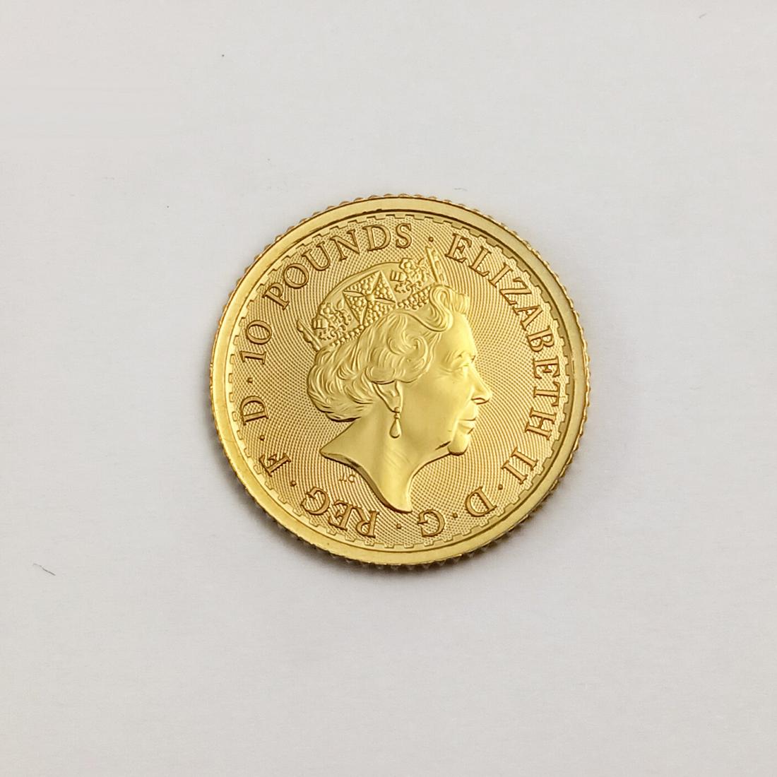 2021 Great Britain 1/10 Oz Fine Gold 10 Pounds Coin Auction