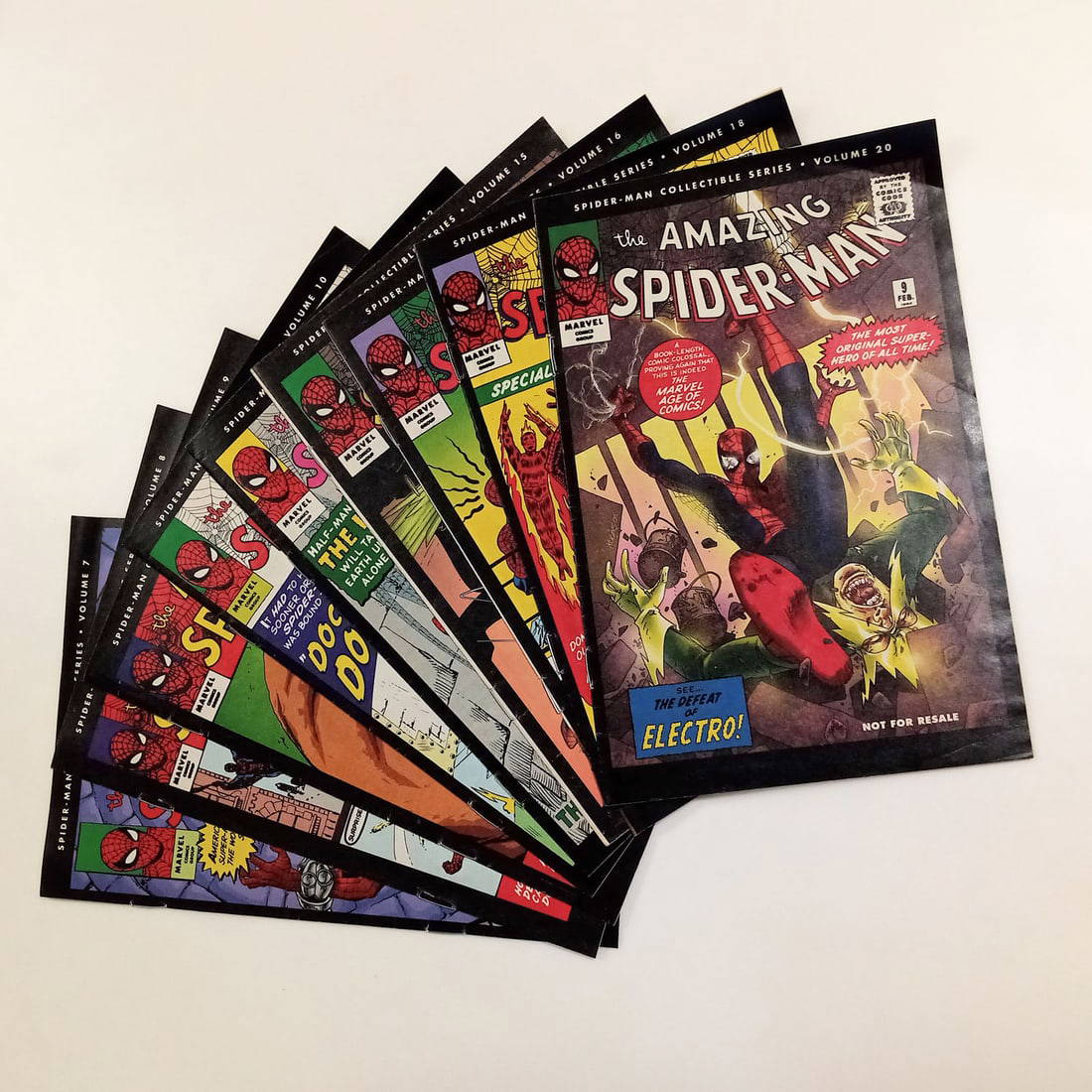 Spiderman 2006 Collectible Series 9 Volumes Marvel Auction