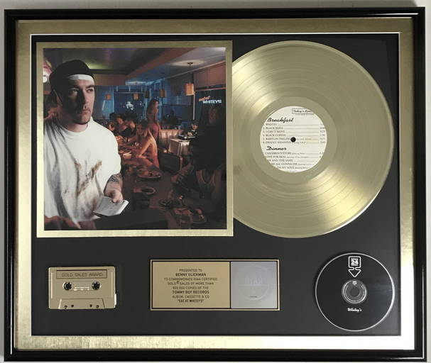 Everlast Eat At Whitey's Riaa Gold Album Award