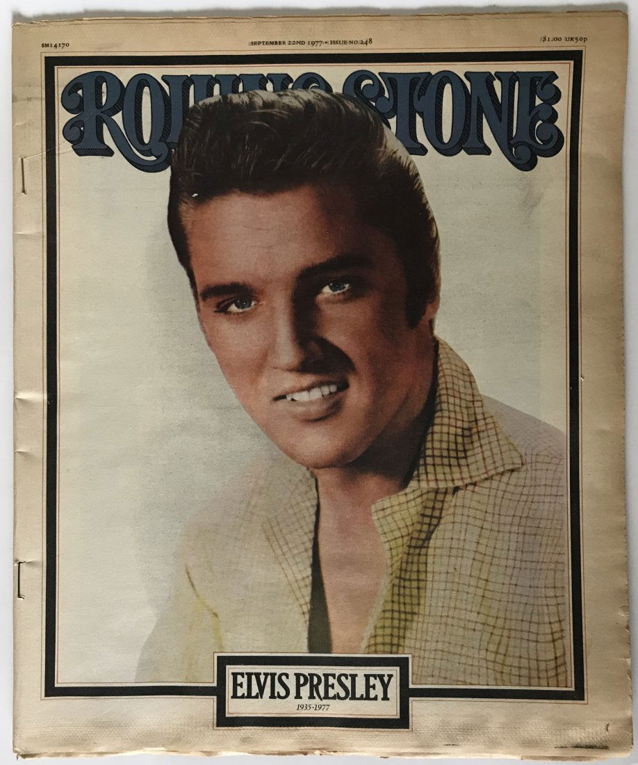 Elvis Rip Original 9/22/77 Rolling Stone Magazine