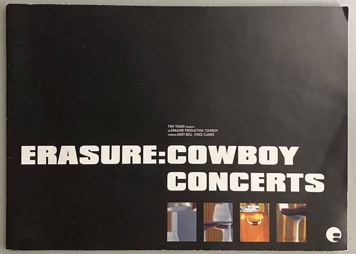 Erasure 1992 Cowboy Concerts Tour Program (#0094) on Jun 05, 2022 ...
