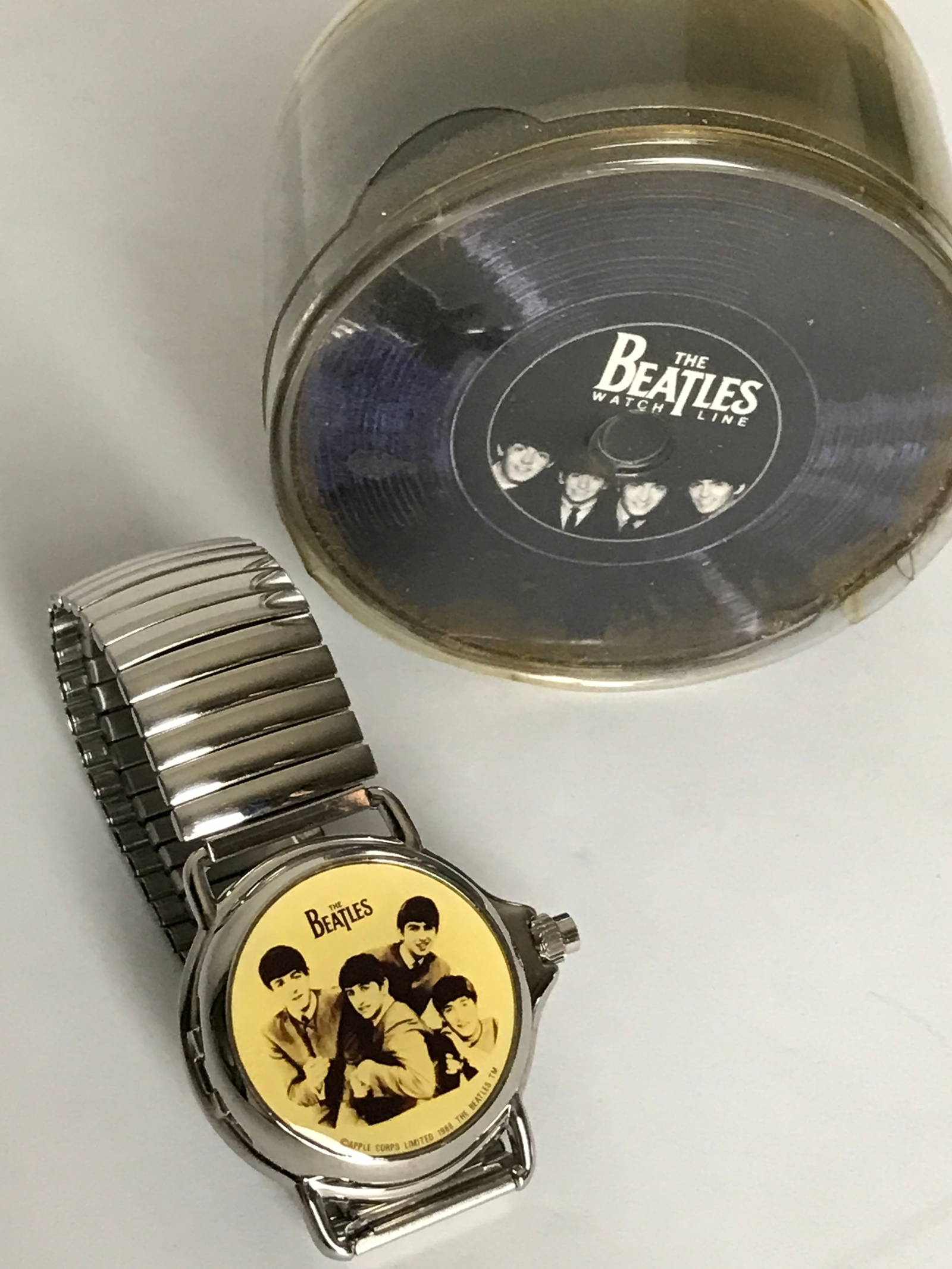 Beatles Apple Corp. 80s Vintage Hidden Watch W/ Box Auction