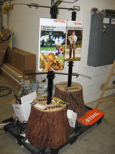 Stihl Chainsaw Displays