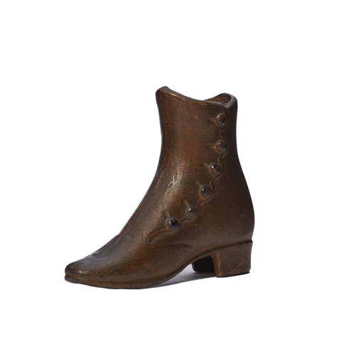 Two (2) Ladies Boot Form Cast Iron Door Stops