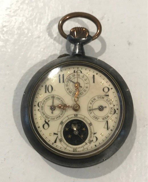 Antiqueswiss Made Moon Face Watch - Jul 23, 2022 | Antika Gallery In Fl