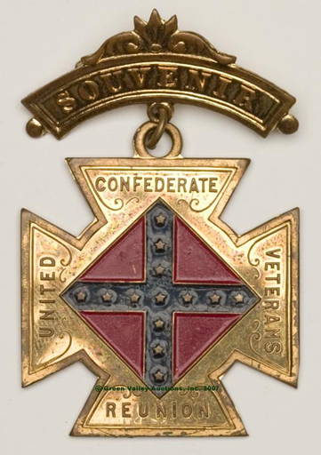 Generic Ucv Reunion Badge, Brass, Two Part, Centra