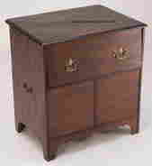 19TH CENTURY GEORGIAN MAHOGANY CHAMBER COMMODE - Oct 25, 2020 | Ahlers ...