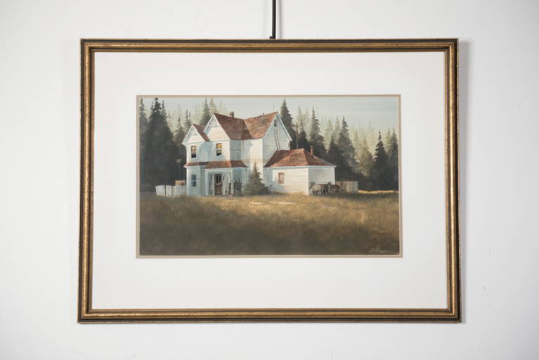 Rick Brogan, "The Warden House", Watercolor on Paper - May 12, 2021 ...