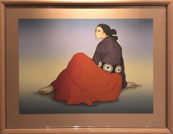 R.c. Gorman "concha" Stone Lithograph Le Signed