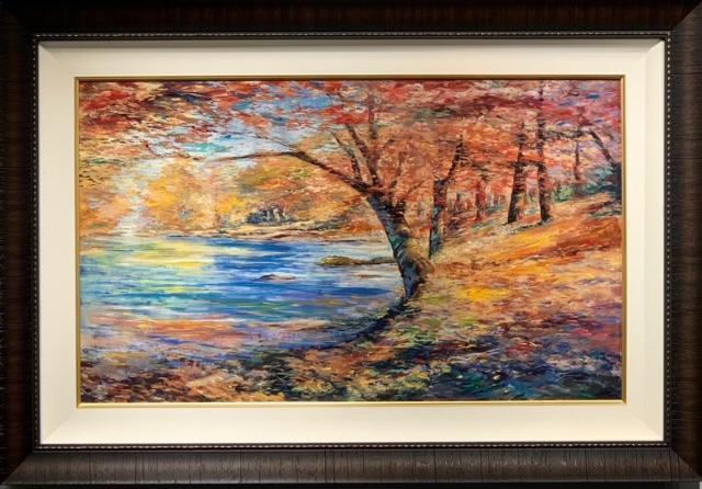 Schofield "Golden Breeze" Signed Hand Embellished Lith | Barnebys