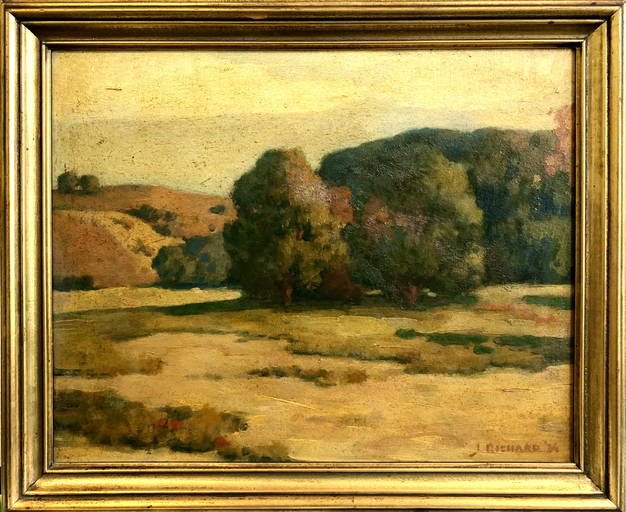 Jacob Richard Landscape Original Oil on Board Signed (#1403) on Mar 13 ...