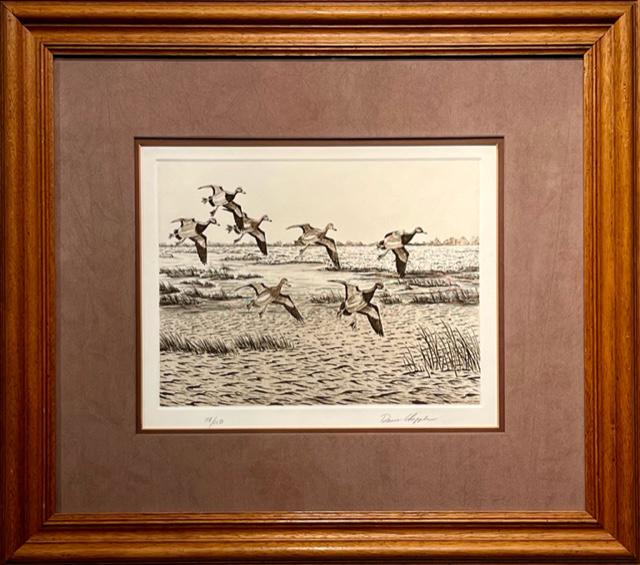Dave Chapple (Ducks With No Trees) Signed Etching (#2043) on Mar 13 ...