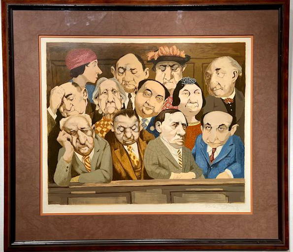 Charles Bragg Signed Lithograph Le