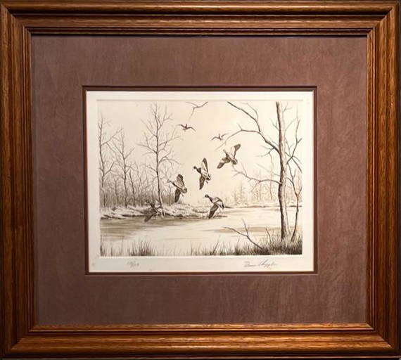 Dave Chapple (Ducks With Trees) Signed Etching - Oct 02, 2022 | Michael ...