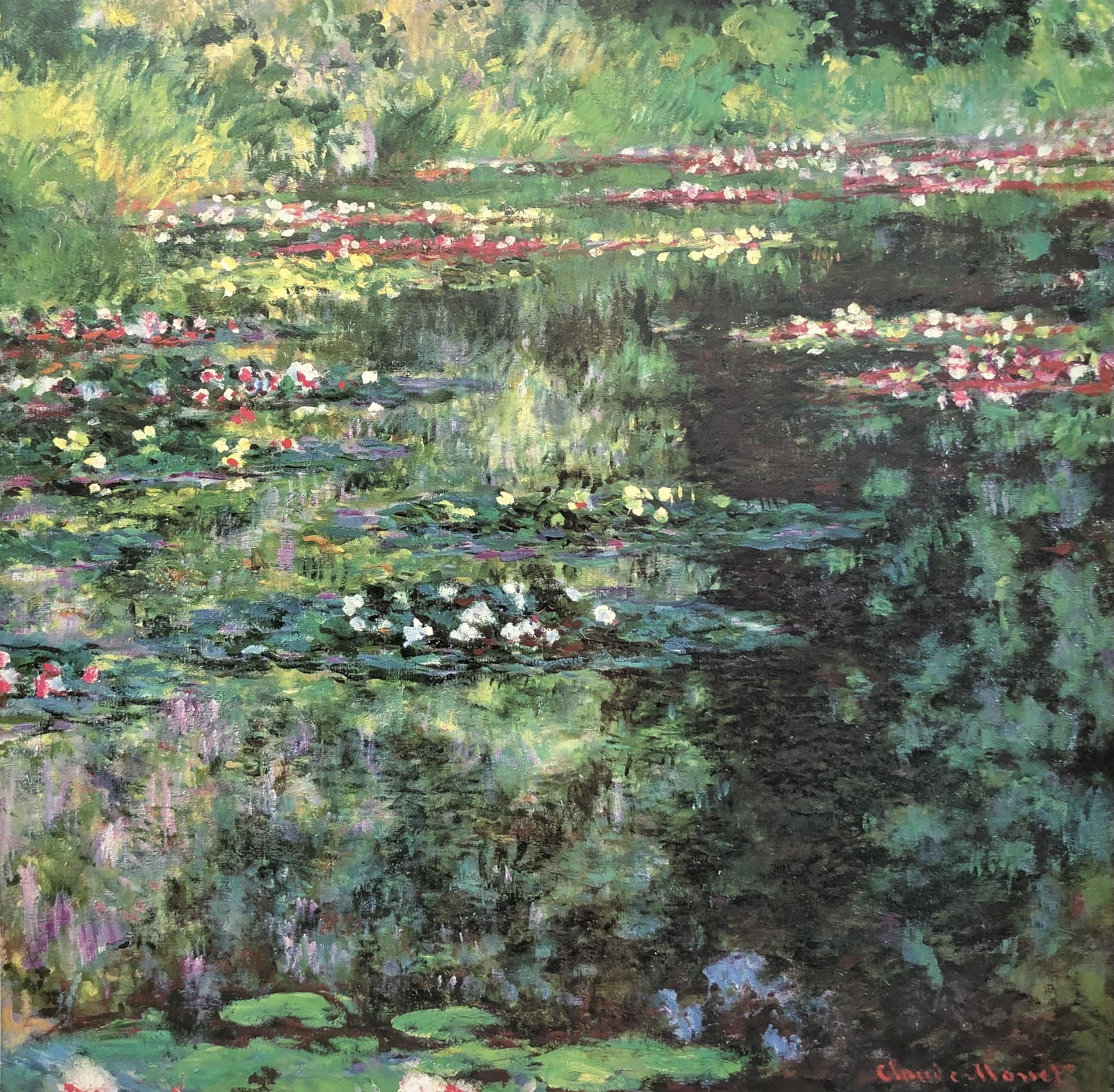 Claude Monet "Water Lilies" Lithograph - Mar 19, 2023 | Michael's ...
