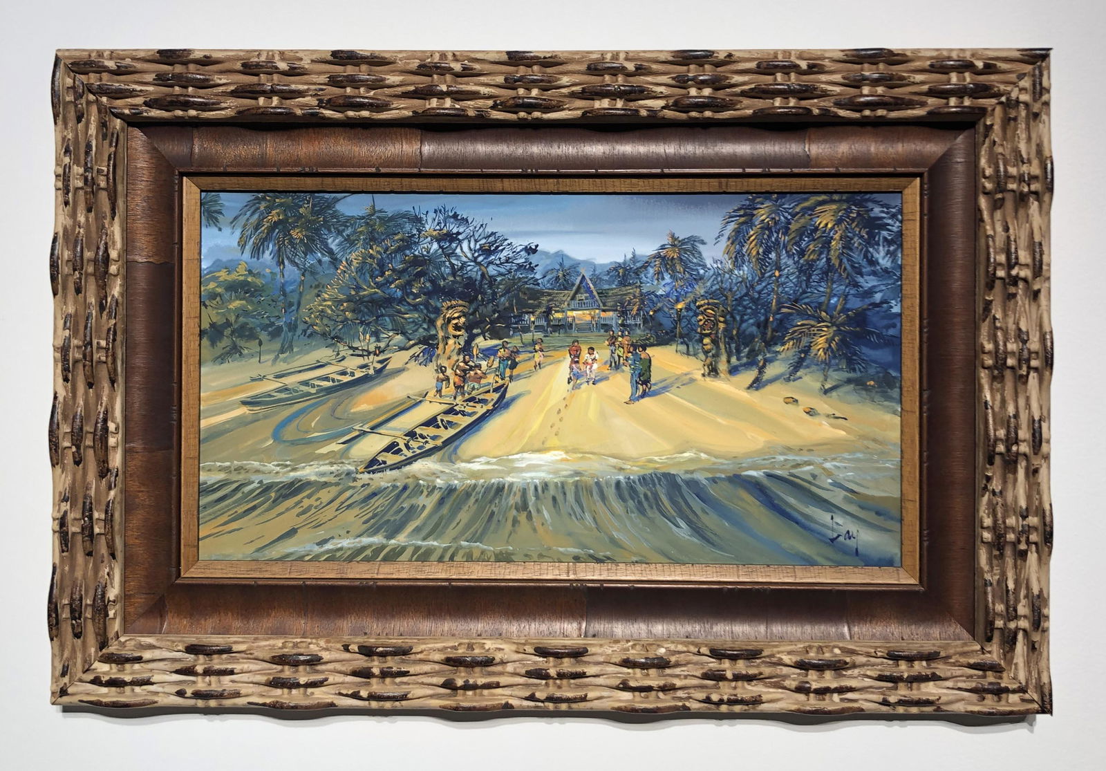 Lay (hawaii) Signed Original Acrylic