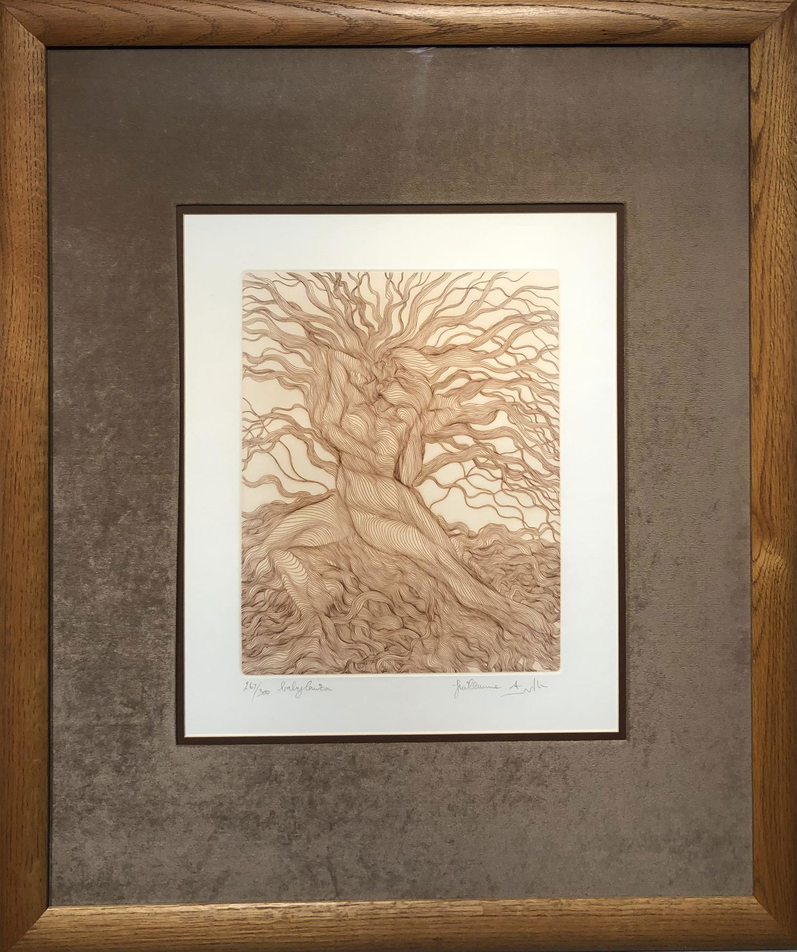 Guillaume Azoulay "babylonica From The Willow Suite" Signed Original ...