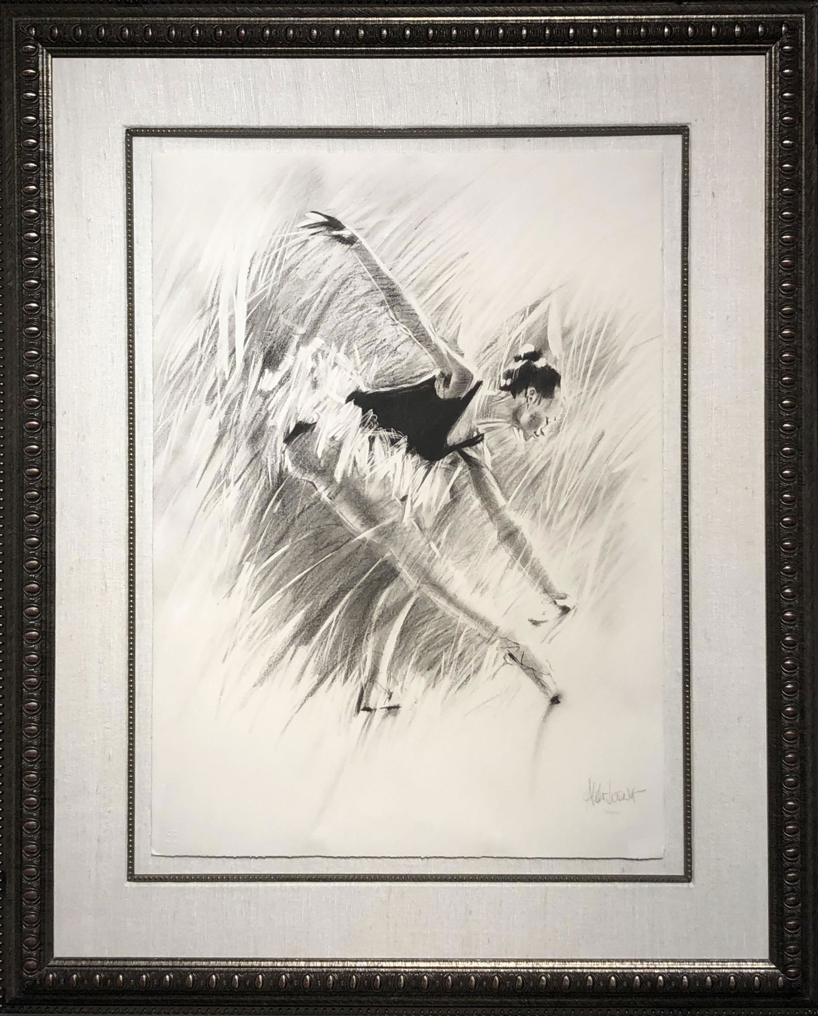 Aldo Luongo "ballerina Reverence" Signed Serigraph Le Auction