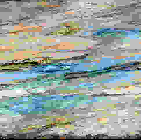 Barbara Owens "on The Beach Ii" Signed Original Acrylic Auction