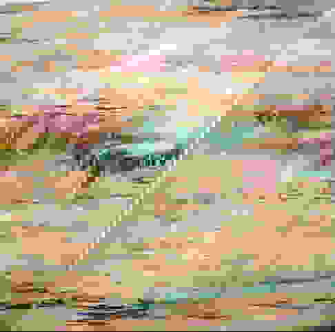 Barbara Owens Abstract Signed Acrylic Mixed Media Auction