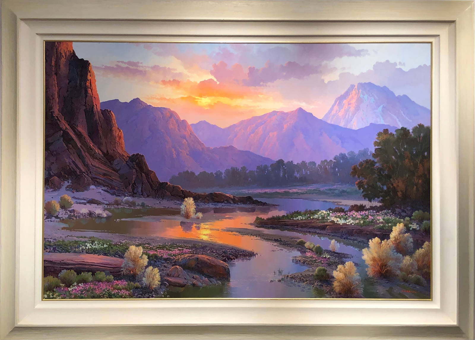 Beverly Carrick "magic Glow" Signed Original Oil Auction