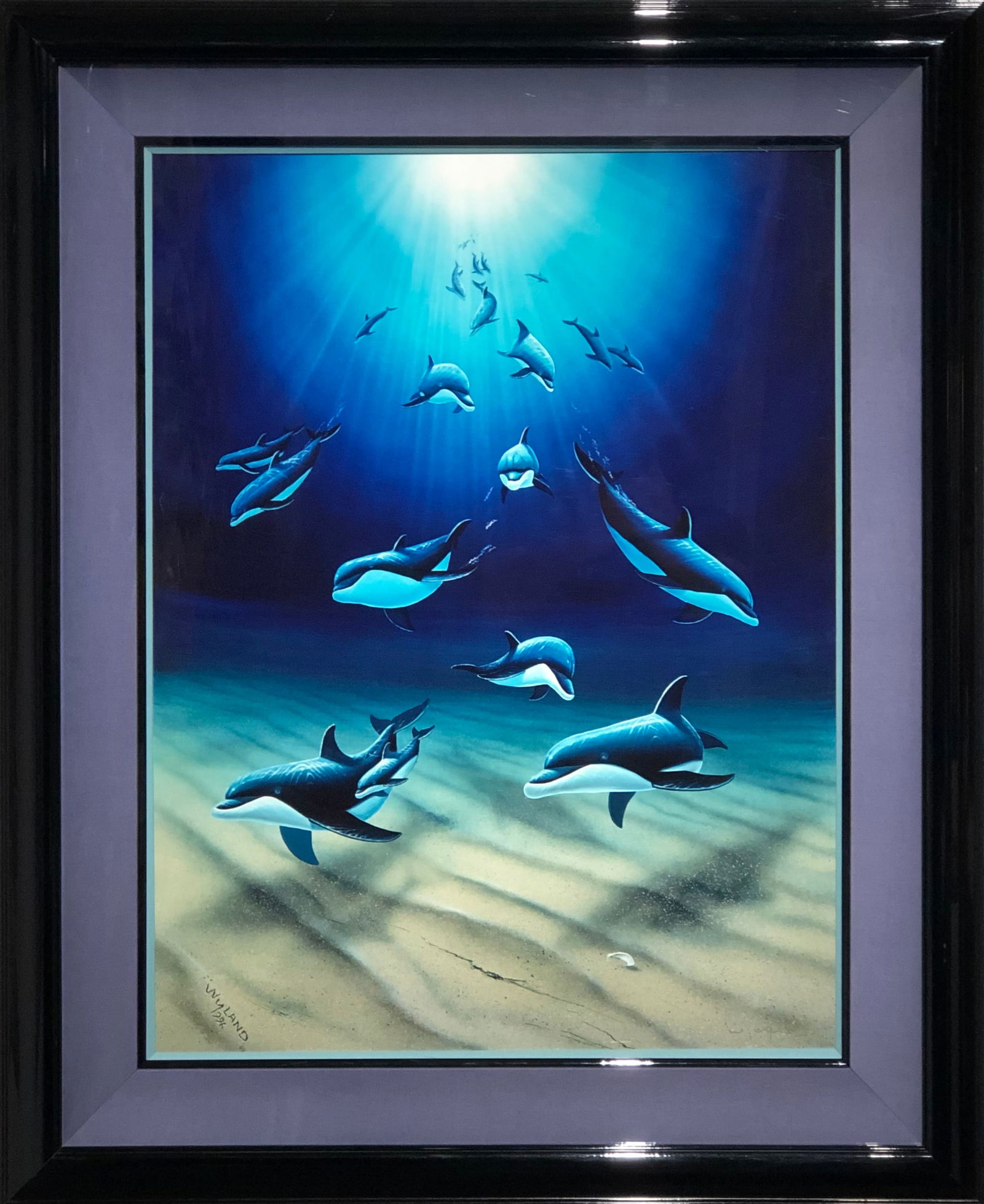Robert Wyland "dolphin Heaven" Signed Ilfochrone (cibachrome) Le Auction