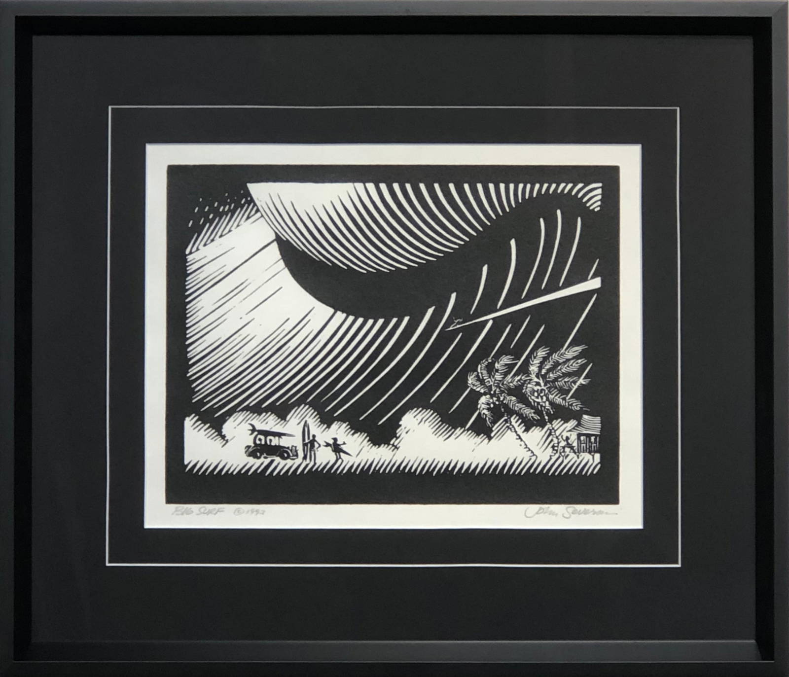 John Severson "big Surf" (1993) Signed Serigraph Auction