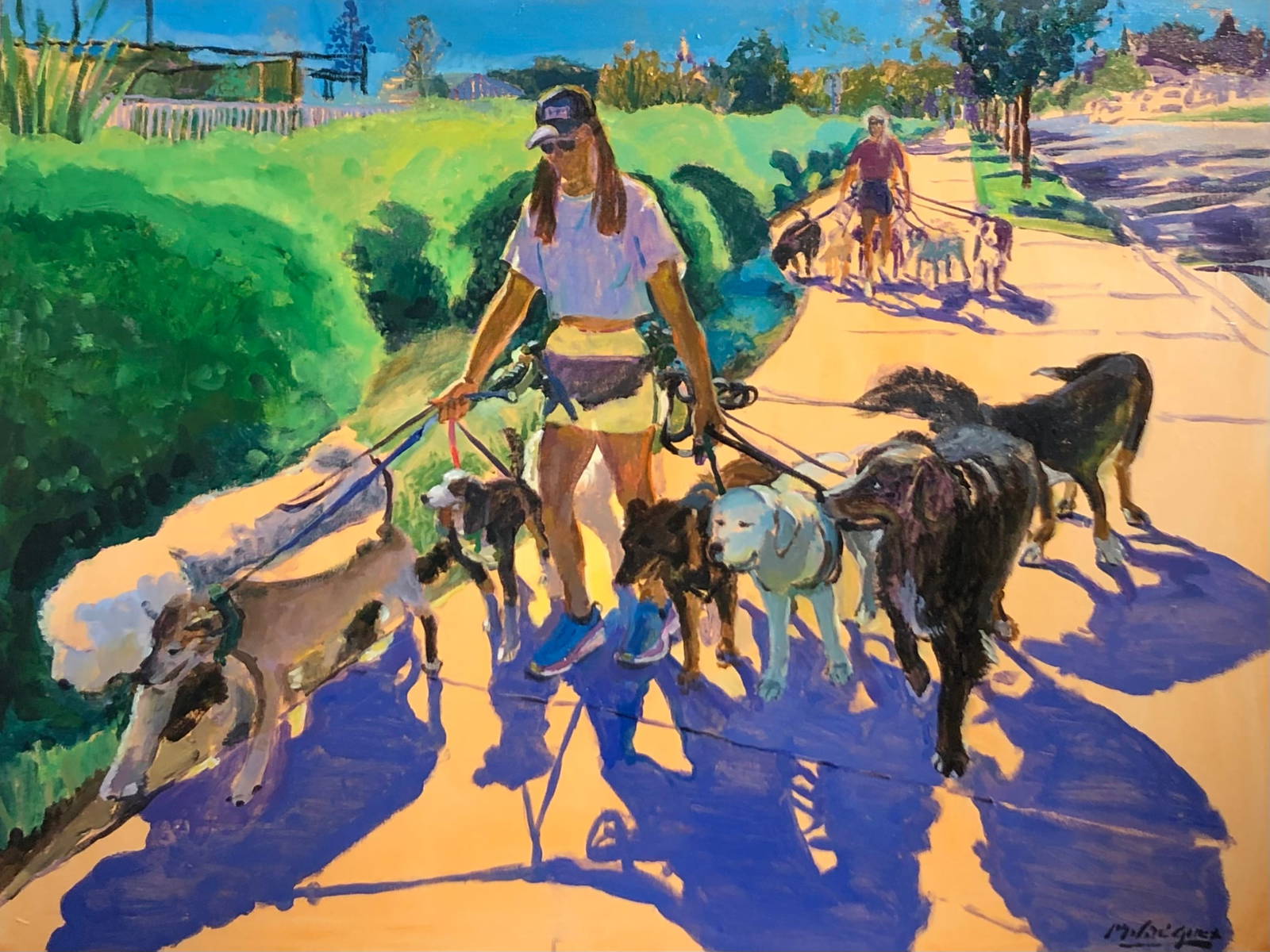 Michael L. Jacques (untitled) Signed Original Acrylic (with A Le Book ...