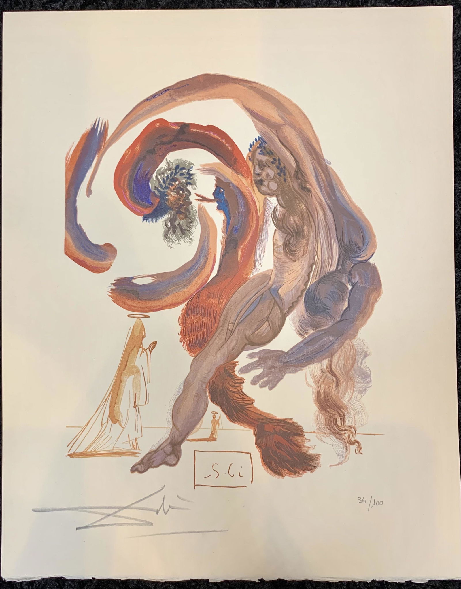 Divine Comedy Canto 18 Purgatory By Salvador Dali