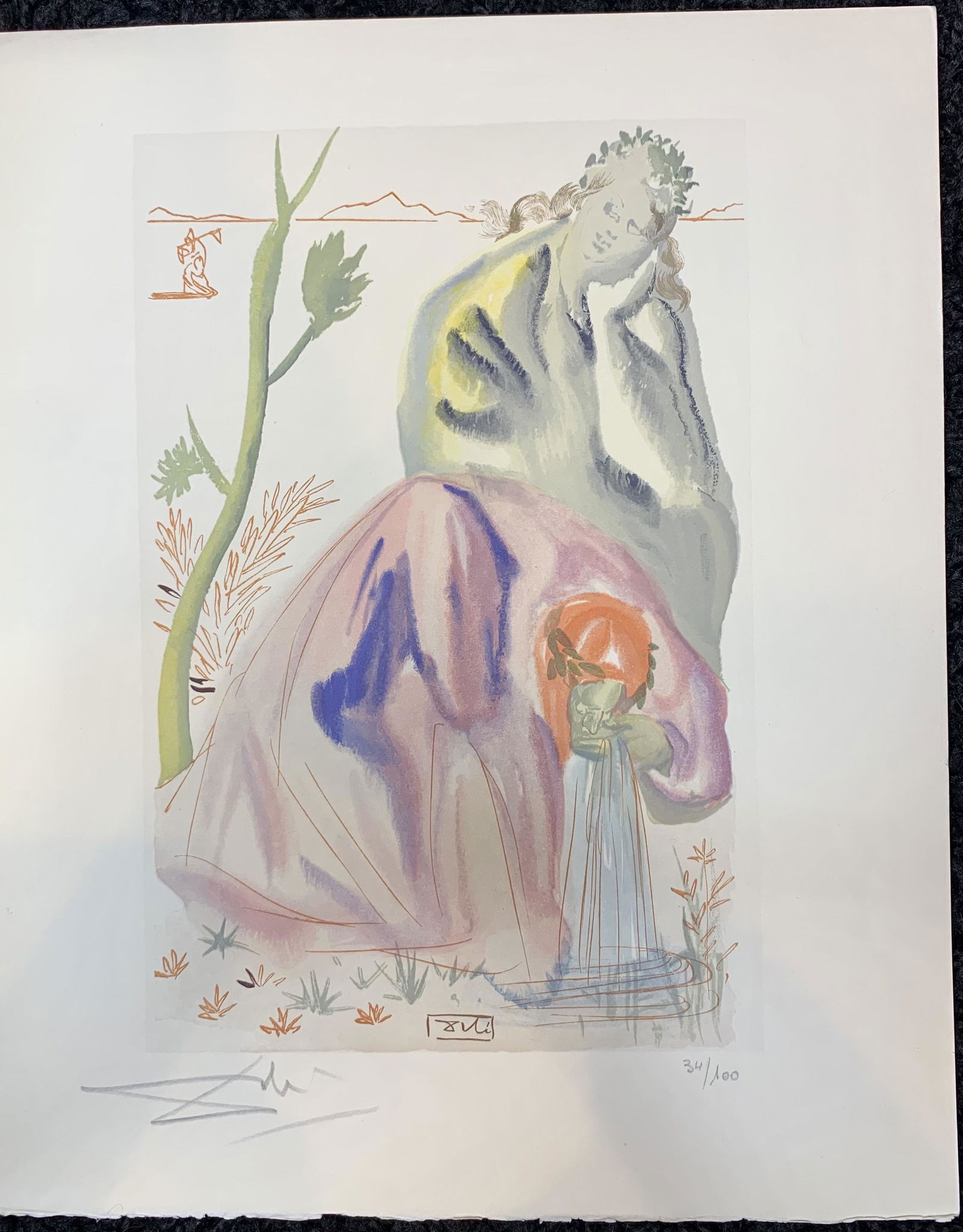 Divine Comedy Canto 22 Purgatory By Salvador Dali