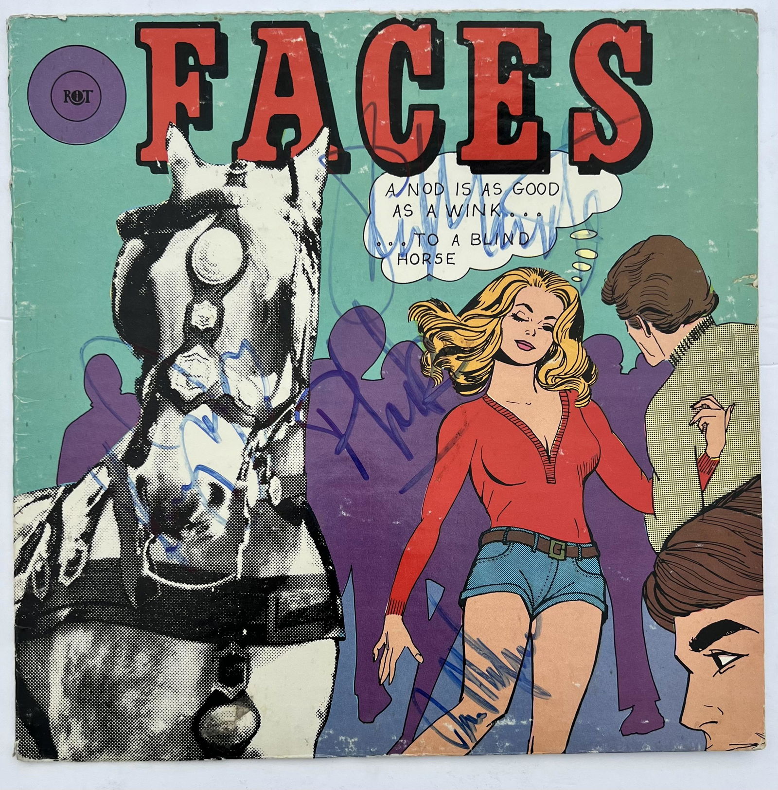 Signed Faces Album Cover - Apr 16, 2022 | Icon Fine Arts in NV
