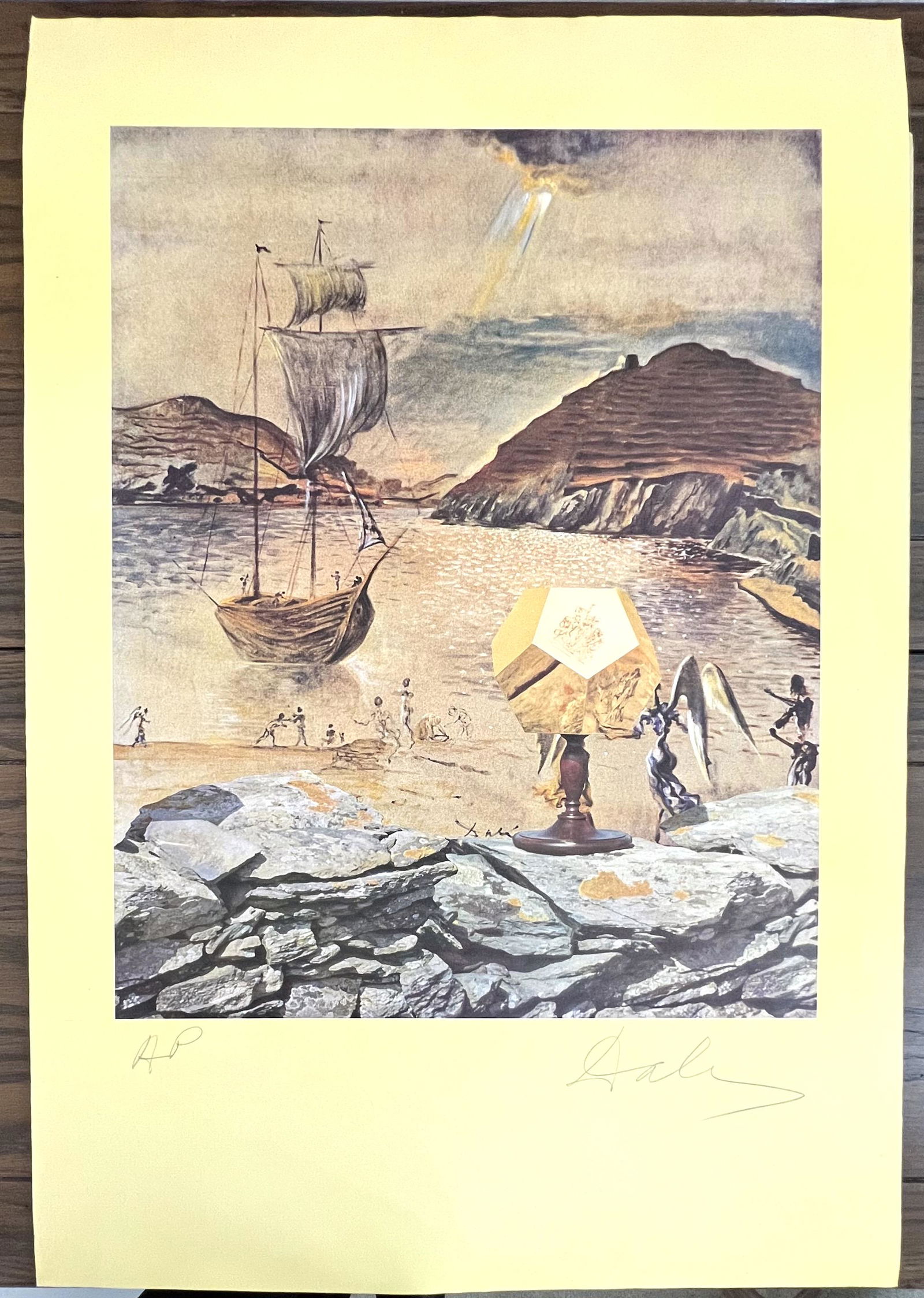 Beach At Port Lligat By Salvador Dali